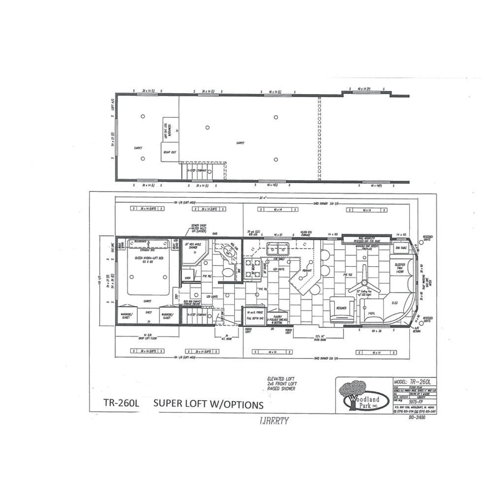 Liberty | Current Inventory, Timber Ridge, Woodland Park | Park Model Homes